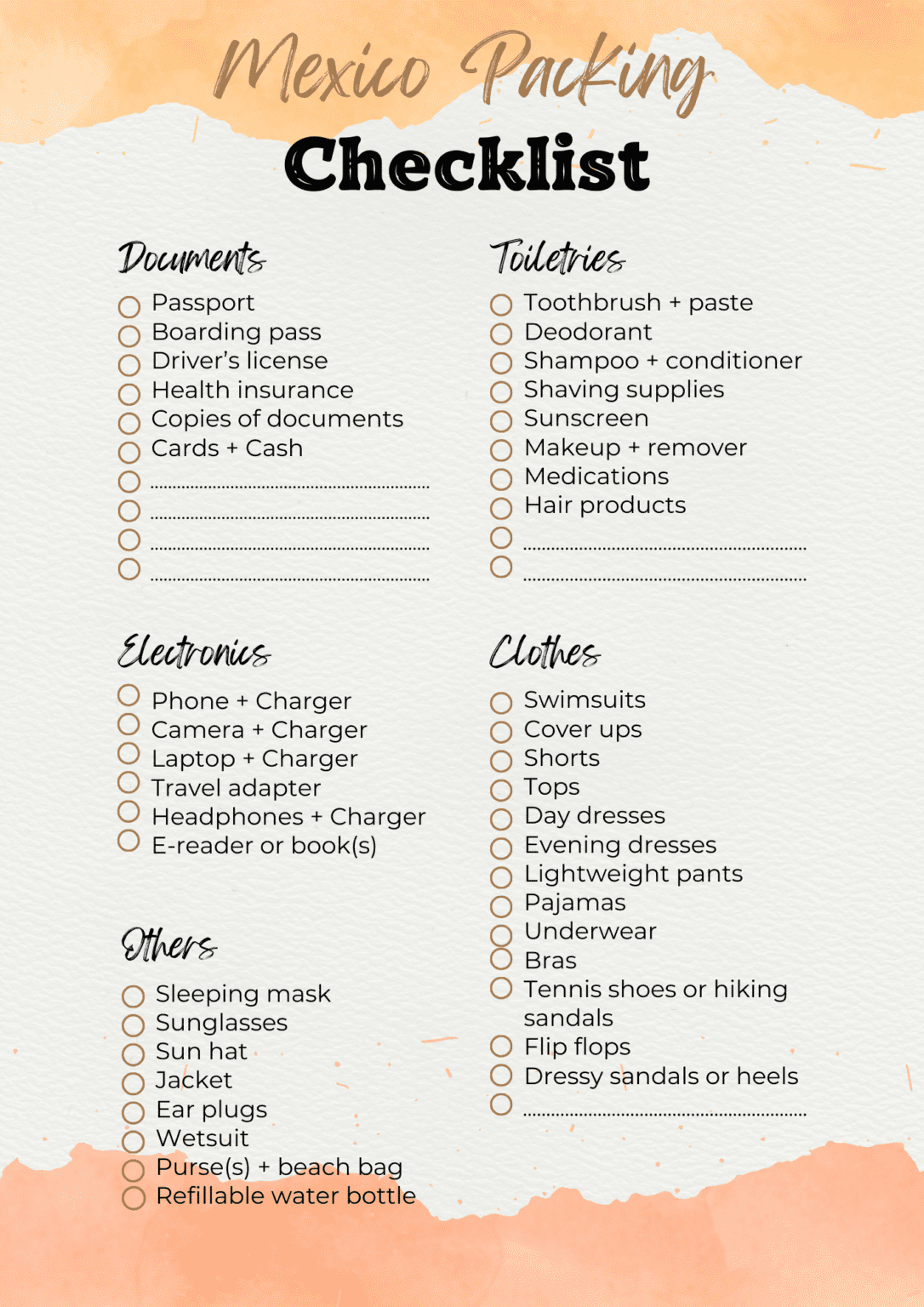 What to Wear in Mexico - Vacation Outfits Packing List - Wanderlux