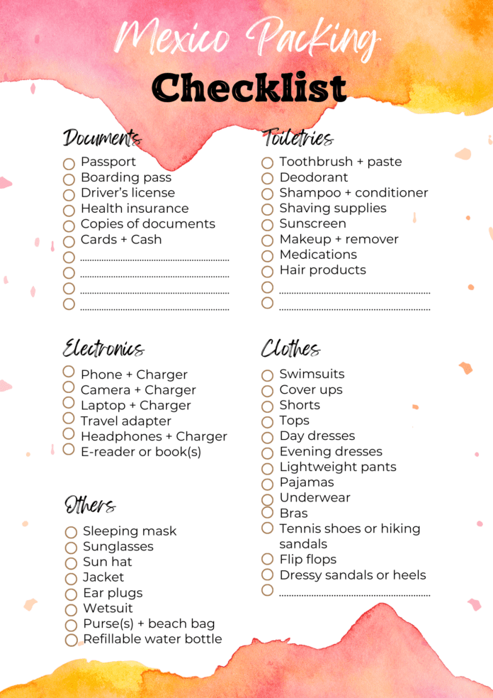 What to Wear in Mexico - Vacation Outfits Packing List - Wanderlux