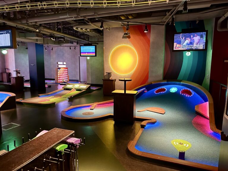 Puttshack Boston is high-tech mini golf you can't miss in Seaport