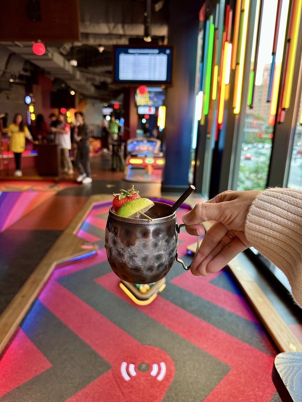 Puttshack Boston is high-tech mini golf you can't miss in Seaport
