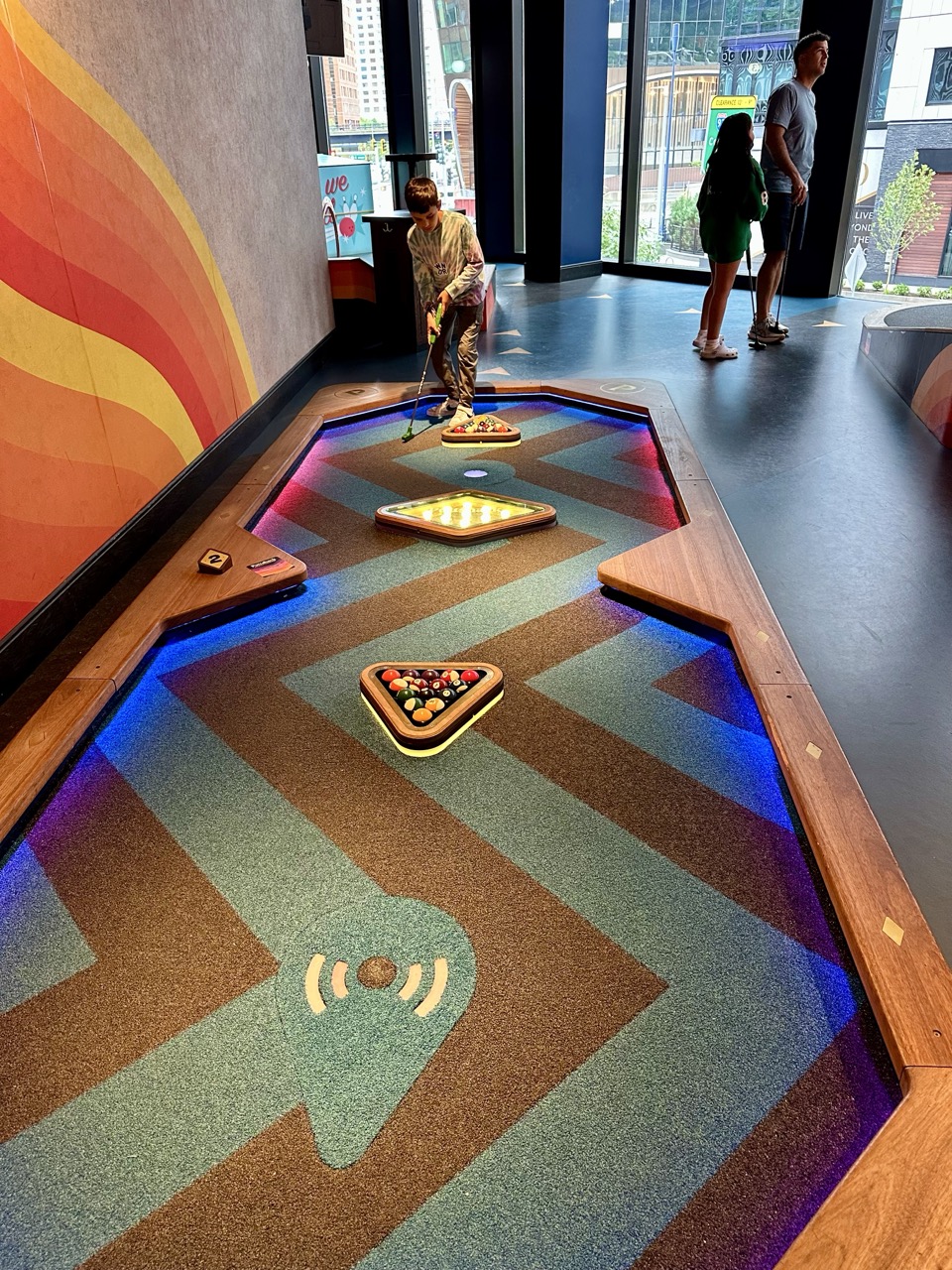 Puttshack Boston is high-tech mini golf you can't miss in Seaport